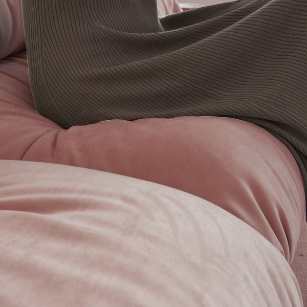 89" Fluffy Cloud Couches Sectional, Modern Minimalist Sofas With Two ...