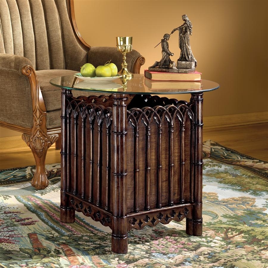 Design Toscano Egyptian Karnak Temple Side Table and Statuary Pedestal ...