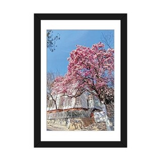 iCanvas "Bebek Pink Flower House I" by Mustafa Tayfun Ozcan PFA - Bed ...