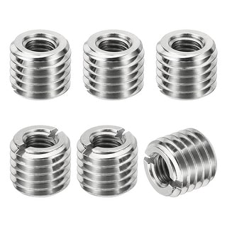 6pcs Thread Repair Insert Nut Adapters Reducer Stainless Steel 12mm ...