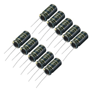 Aluminum Radial Electrolytic Capacitor Low ESR Green 2200UF 16V 10 x 20 mm 10pcs - 2200uF 16V ...