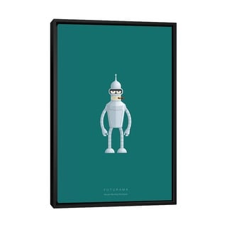 iCanvas "Futurama (Bender Bending Rodriguez)" by Fred Birchal Framed ...