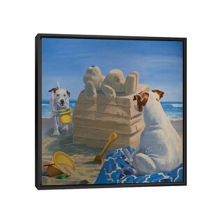 iCanvas "A Day At The Beach" by Carol Luz Framed Canvas Print - Bed ...