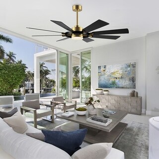 Hunter 52" Gilrock Windmill Ceiling Fan and Pull Chain - Industrial ...