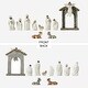 Glitzhome 11 Pcs Ivory Resin Nativity Figurine Set - Bed Bath & Beyond ...