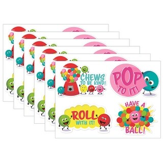 Jumbo Scented Stickers, Bubblegum, 12 Per Pack, 6 Packs - Multi - Bed ...