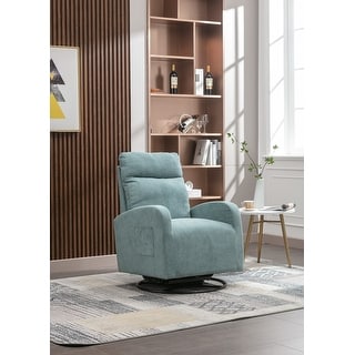 Swivel Rocking Accent Chair Modern Armchairs with Left Bag for ...