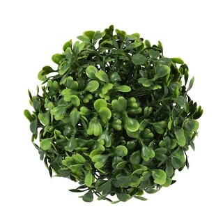 Vickerman 5" Artificial Mini Button Leaf Ball UV, Set of 4 - Bed Bath ...