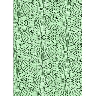 Ahgly Company Machine Washable Transitional Mint Green Area Rugs - Bed ...