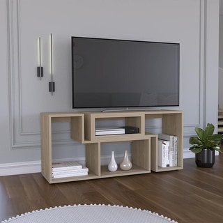 Rose Extendable Tv Stand With Customizatable Shelves - Bed Bath ...