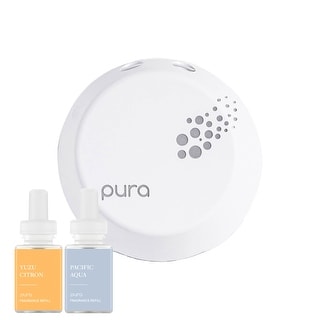 Pura Smart Fragrance Diffuser V3 Starter Set (Pacific Aqua and Yuzu ...