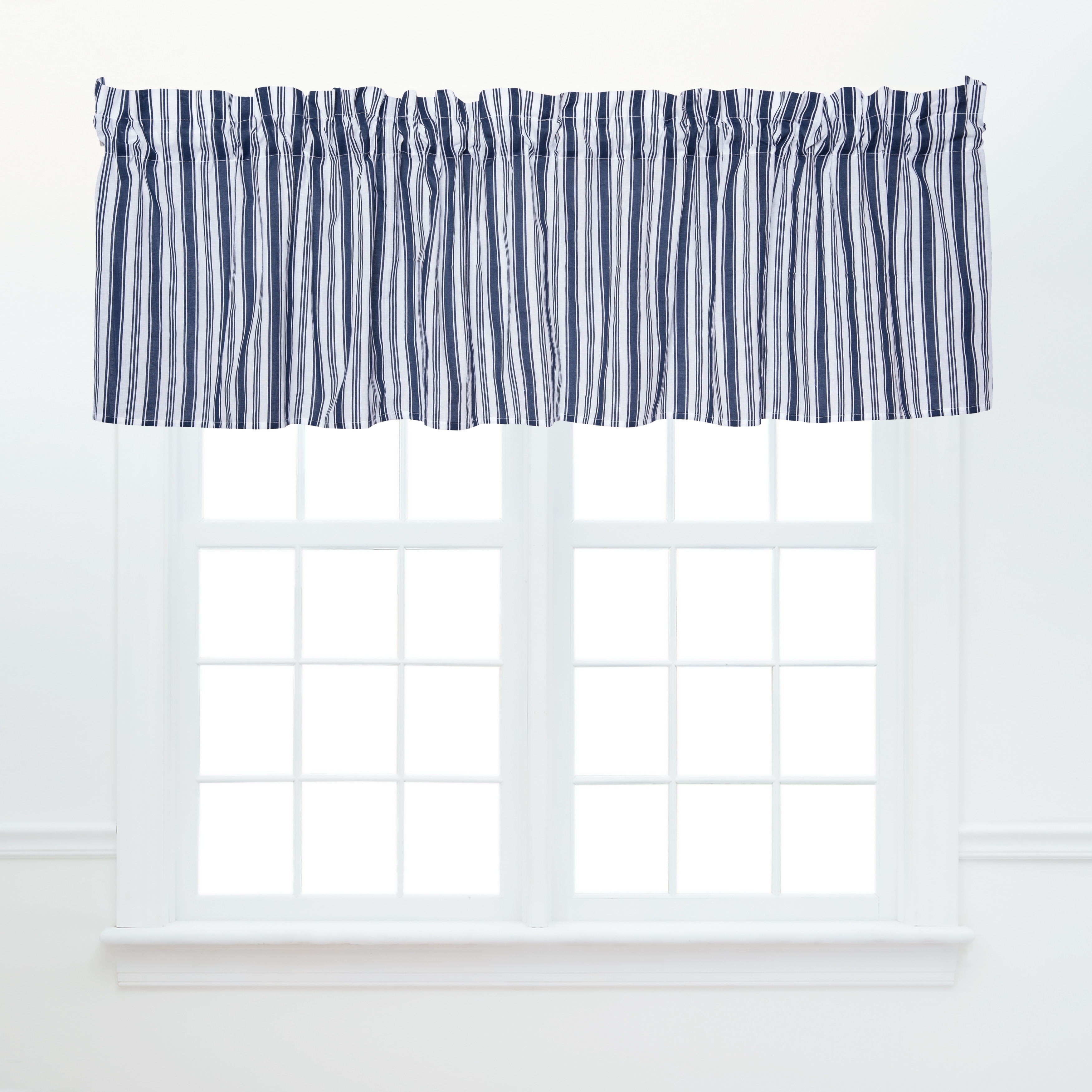 Blue Stripe Valances - Bed Bath & Beyond