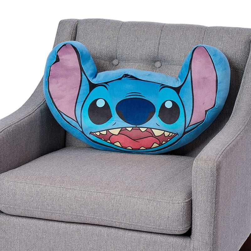 Disney Lilo & Stitch Happy Stitch 15" Travel Cloud Pillow - Bed Bath ...