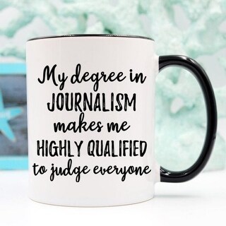 Daily Boutik Journalism Gift, Journalism Mug, Journalist Gift - Bed ...