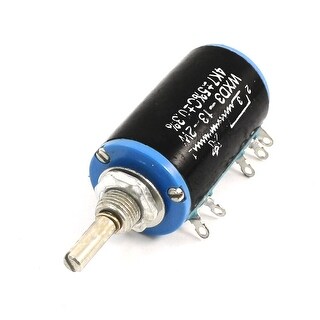 Multiturn 2W 4.7K Ohm 3 Solder Lug Rotary Wire Wound Potentiometer ...