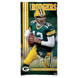 Green Bay Packers Aaron Rodgers 30" x 60" Spectra Beach Towel - Bed ...