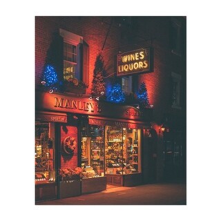 West Village New York Manley s Wines Spirits Neon Art Print/Poster ...