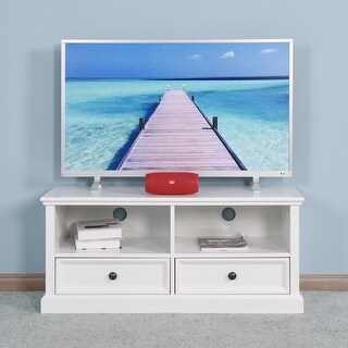 Modern style TV Stand for TVs Up to 60", 41" Wooden TV Cabinet with 2 ...