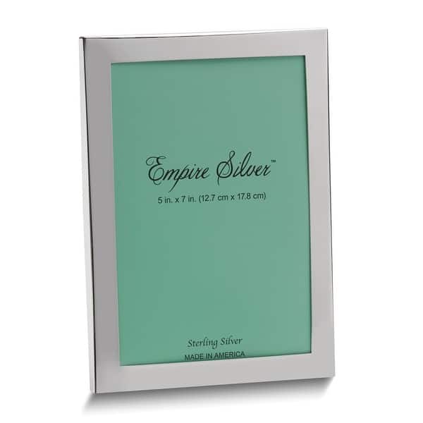 Empire Sterling Silver 5x7 Photo Frame - Bed Bath & Beyond - 36205315
