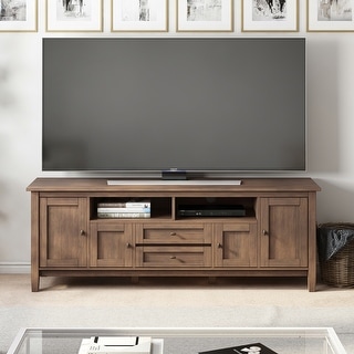 Modern Wood 80" Console with with doors, TV Stand, Accent Cabinet ...