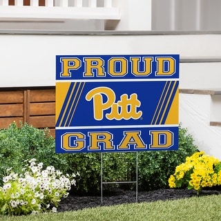 University of Pittsburgh 24" x 18" Graduation Coroplast Outdoor Yard ...