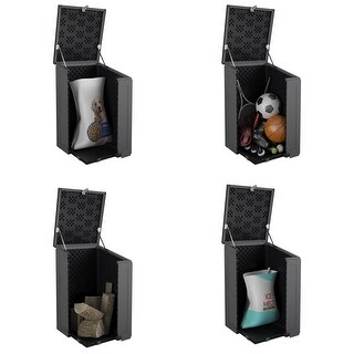 Large Lockable Package Delivery and Storage Box, 6.3 cubic feet - 18" W ...