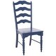 SAFAVIEH Rasia Solid Wood Ladder Back Side Chair - 19"W x 22"D x 41"H ...