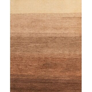 Ahgly Company Machine Washable Abstract Yellow Orange Area Rugs - Bed ...