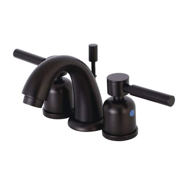 Kingston Brass Concord 1.2 GPM Widespread Bathroom Faucet with Metal ...
