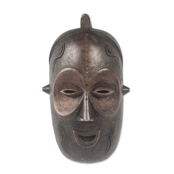 Novica Handmade Baga Face African Wood Mask - Bed Bath & Beyond - 37867935