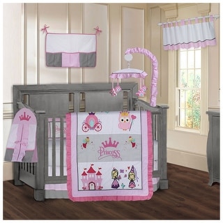 BabyFad Princess 9 Piece Crib Bedding Set - Bed Bath & Beyond - 32532262