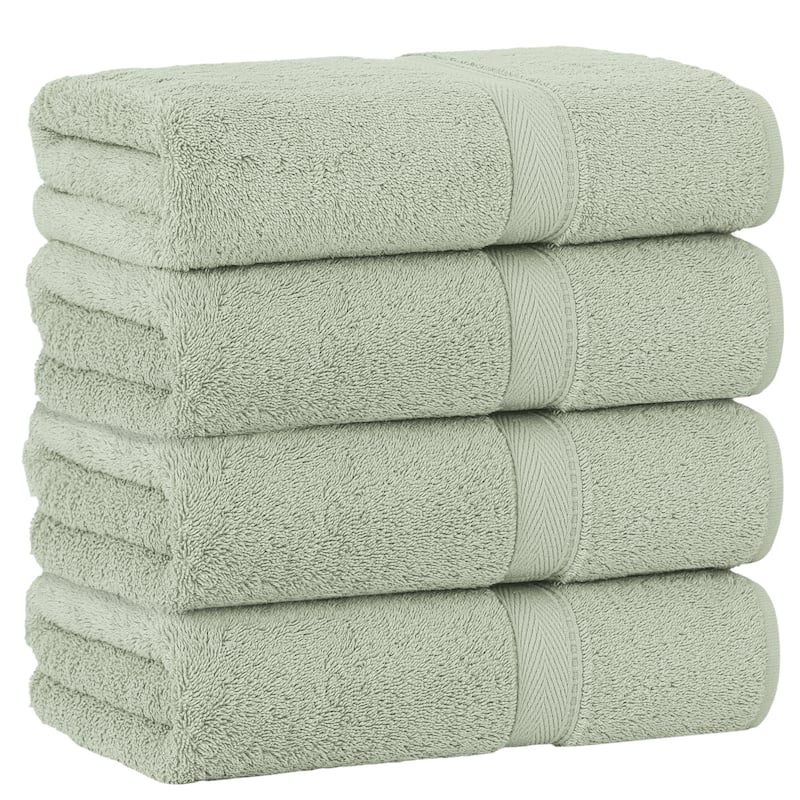 Authentic Hotel and Spa Turkish Cotton Bath Towels (Set of 4) - On Sale ...