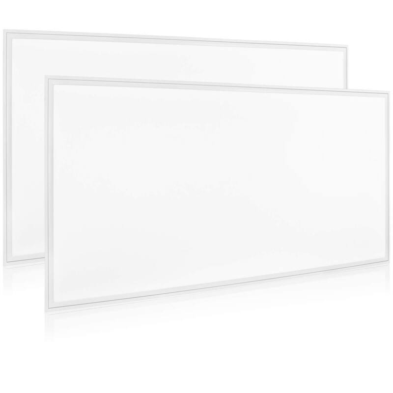 Luxrite 2x4 FT LED Flat Panel Light, 72W, 0-10V Dimmable, 24x48 Inch ...