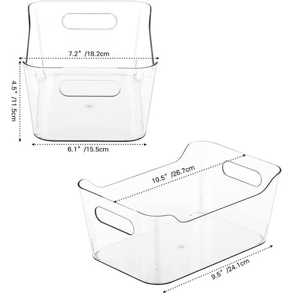 12 Pack Plastic Storage Bins - Bed Bath & Beyond - 39120562