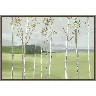 Birch Valley (Trees) by Allison Pearce Framed Canvas Art - Bed Bath ...