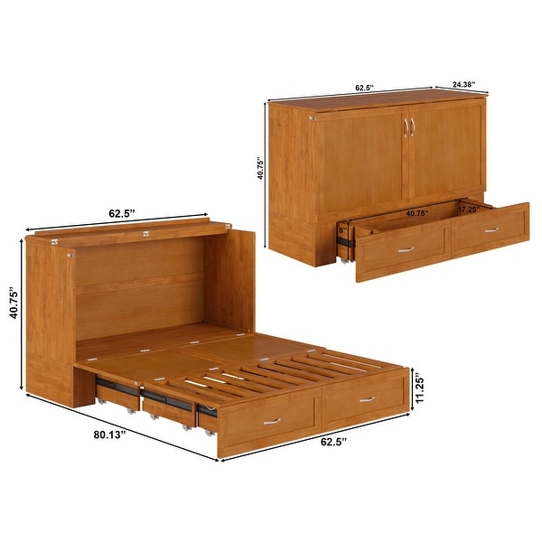 Bed in a chest store
