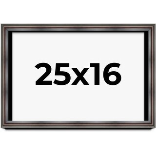 25x16 Shadow Box Frame Brown Cherry | 2.625 Inches Deep Pine Wood - Bed ...