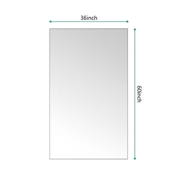 Mirror Full Length Floor Mirror Free Standing Dressing Mirror - 36x60 ...