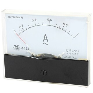 Fine Turning Dial Panel Ammeter Tester AC 0 - 1A Measuring Range 44L1 ...
