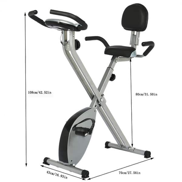 Bike Home Office With Backrest Foldable Exercise Bike Bicycle Bike ...
