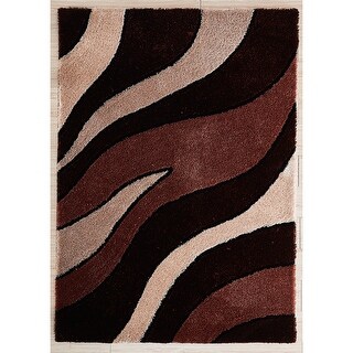 Soft Pile Hand Tufted Shag Area Rug - 3'6" - Bed Bath & Beyond - 37774328