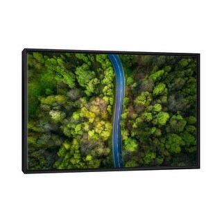 iCanvas "Road In The Forest" by Alfonso Maseda Varela Framed - Bed Bath ...