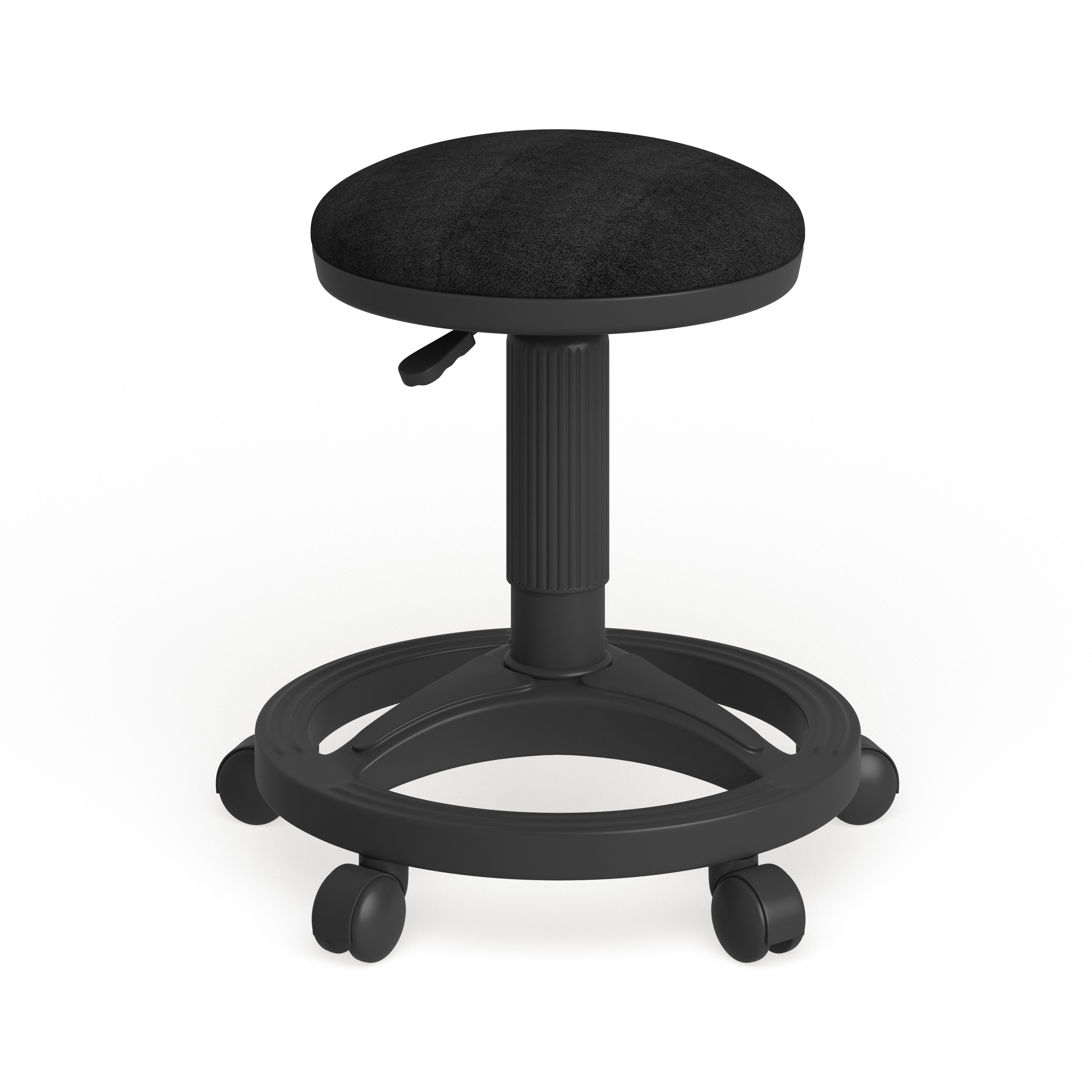 Backless Ergonomic Padded Stool with Foot Ring - Medical Stools - Bed ...